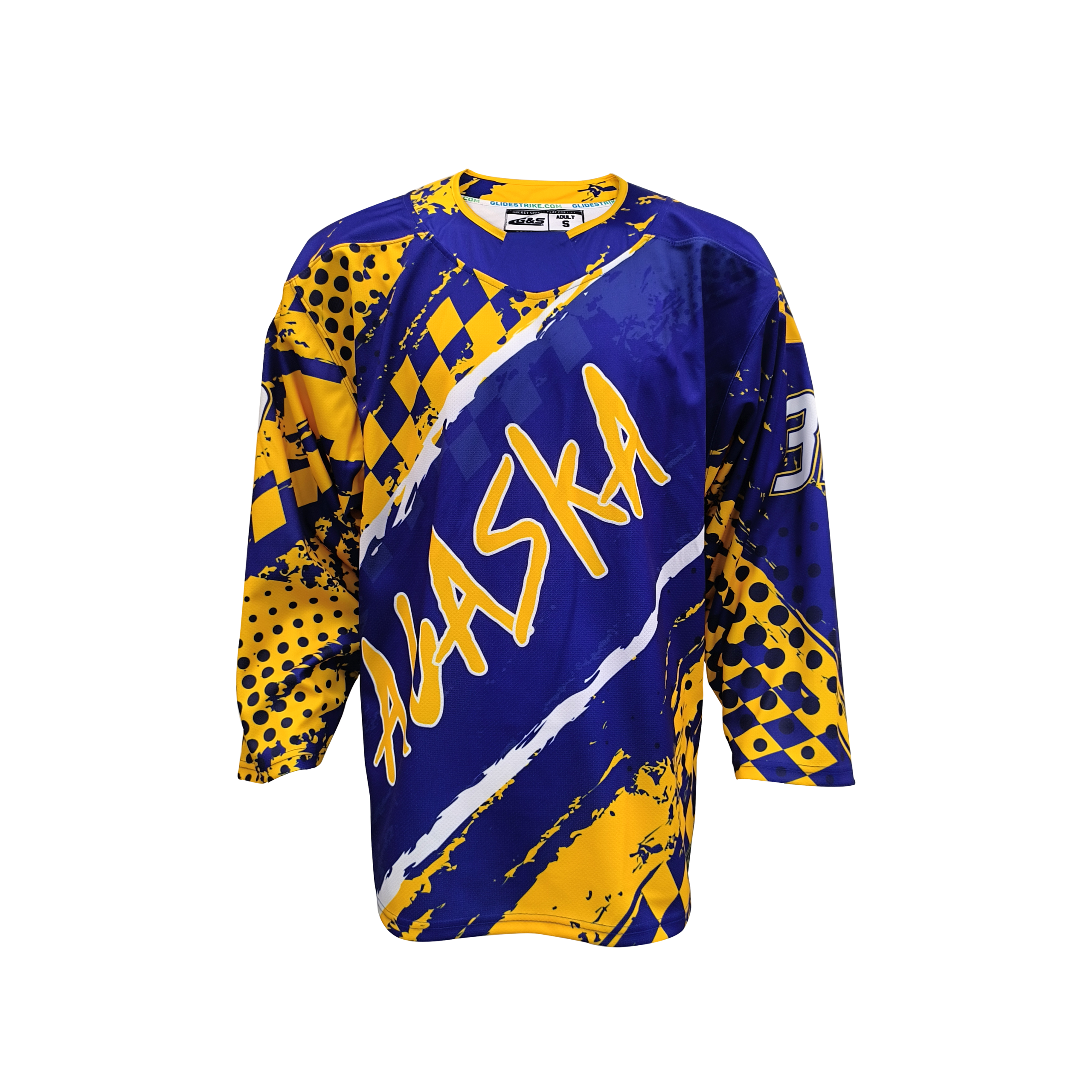 Pro Custom Sublimated Ice Hockey Jersey with Dynamic Alaska Graphics ...